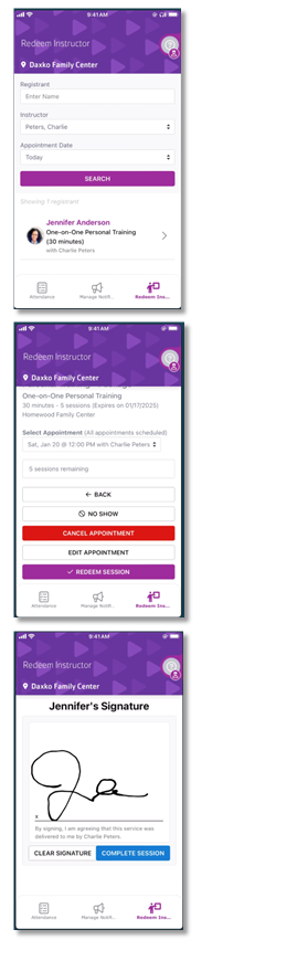 DAXKO MOBILE: Staff App User Guide