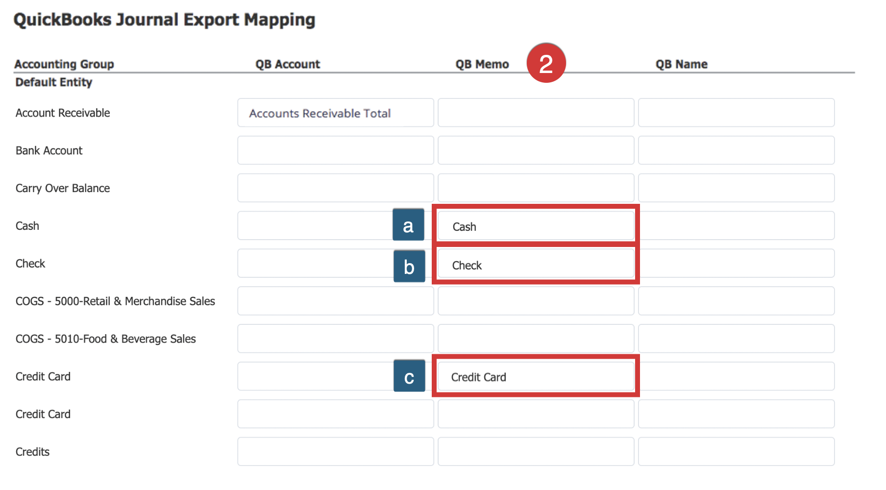 CLUB AUTOMATION: How to Set Up QuickBooks Journal Export Mapping